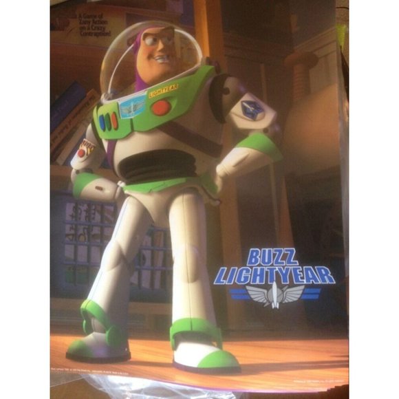 Disney | Art | Buzz Lightyear Poster Disney Toy Story Movie New | Poshmark